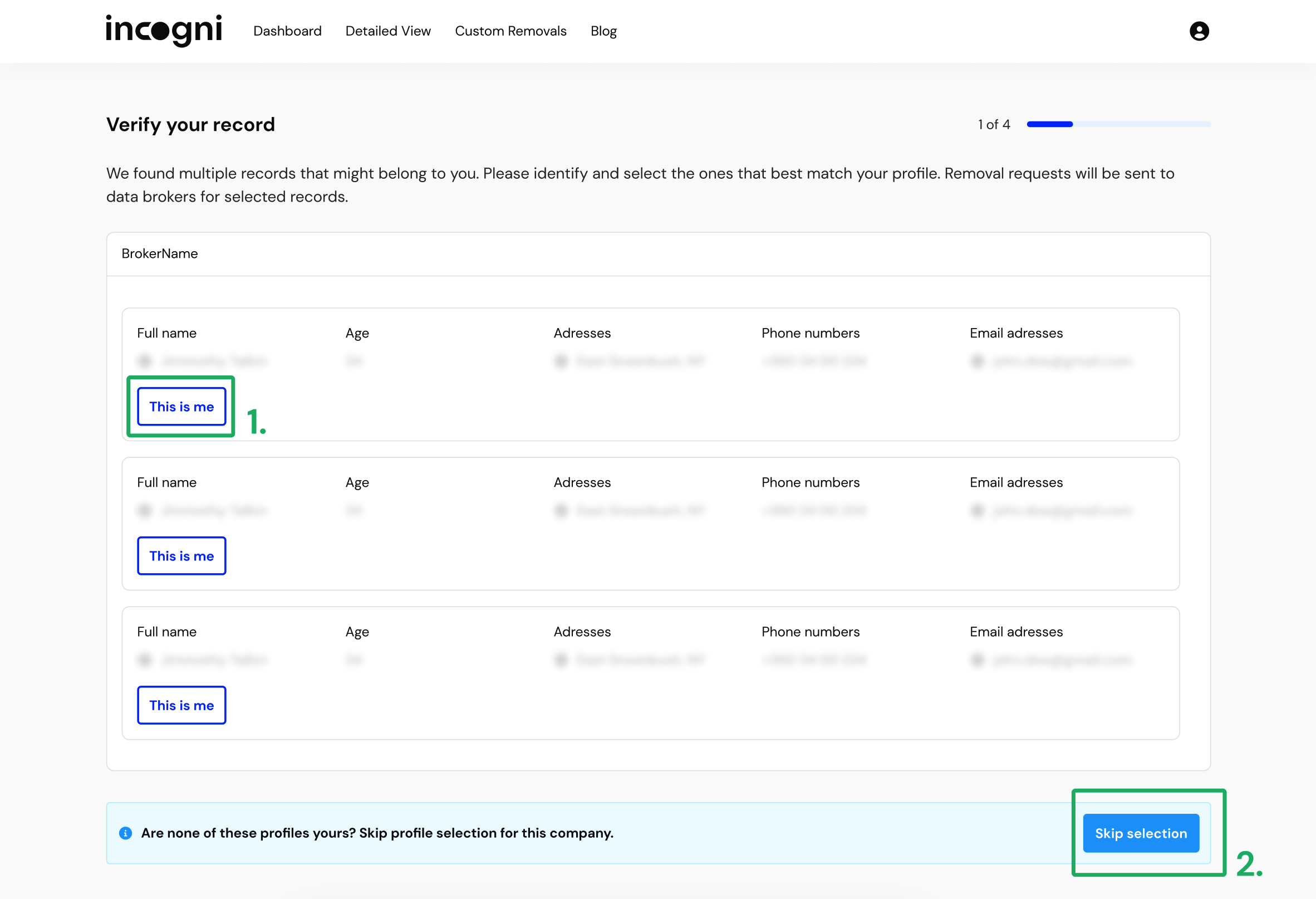 What does it mean to confirm my profile? – Incogni