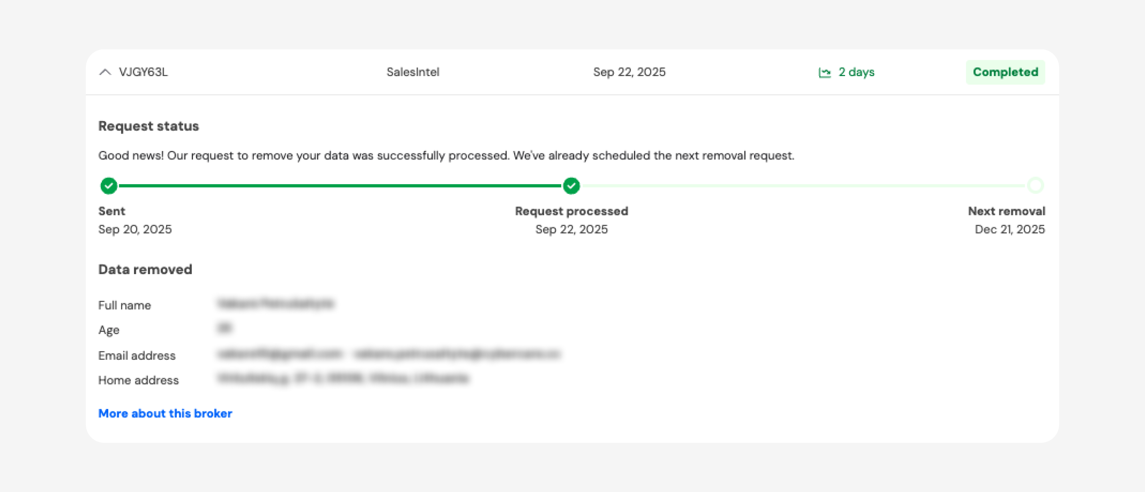 Can I check what data was requested for removal and when? – Incogni ...